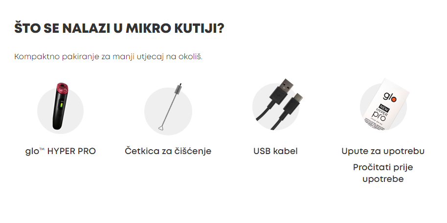 GLO HYPER PRO - Ruby Black - Nargila Shop Hrvatska